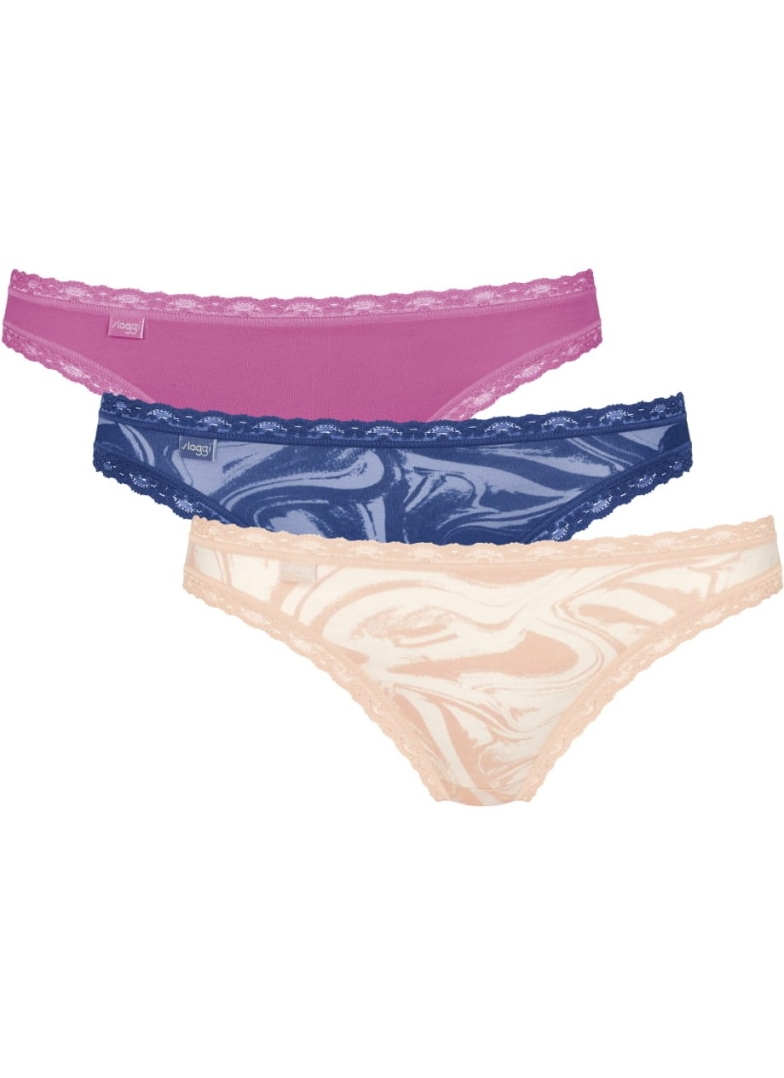 Dámské kalhotky SLOGGI 24/7 WEEKEND TANGA C3P MULTIPLE COLOURS - Spodní ...